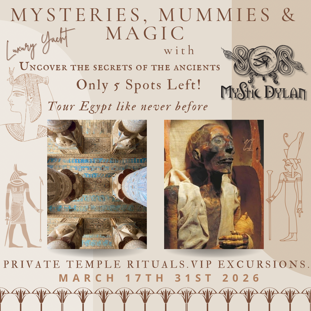 Mysteries, Mummies & Magic: Egypt 2026 – Mystic Dylan